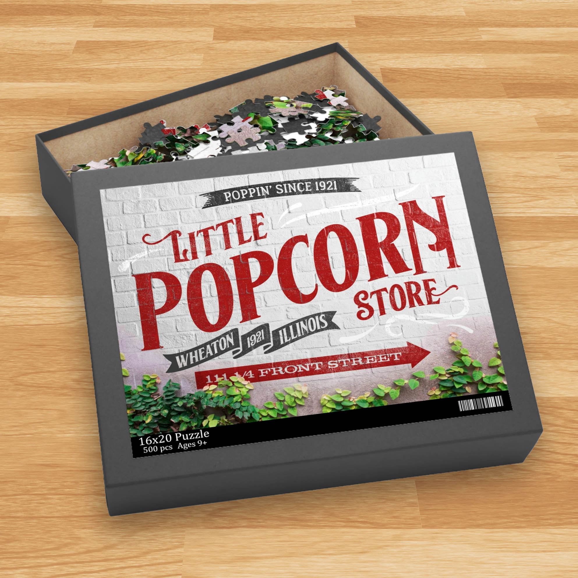 PUZZLE VINTAGE LOGO | the Little Popcorn Store - Etsy