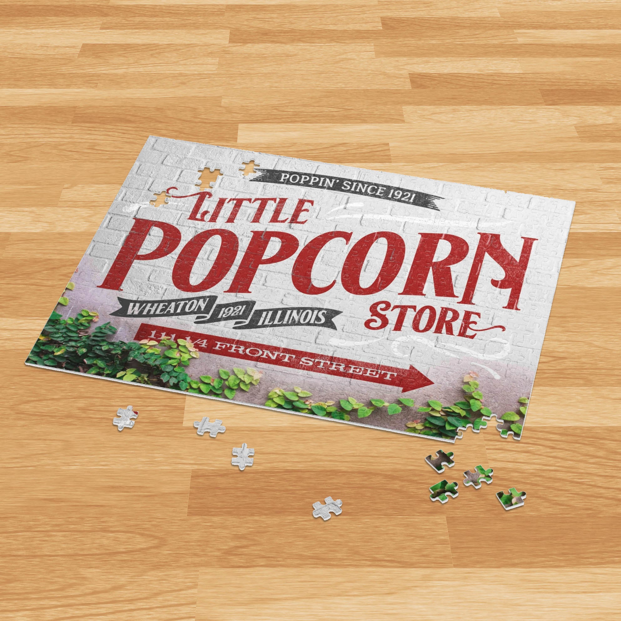 PUZZLE VINTAGE LOGO | the Little Popcorn Store - Etsy