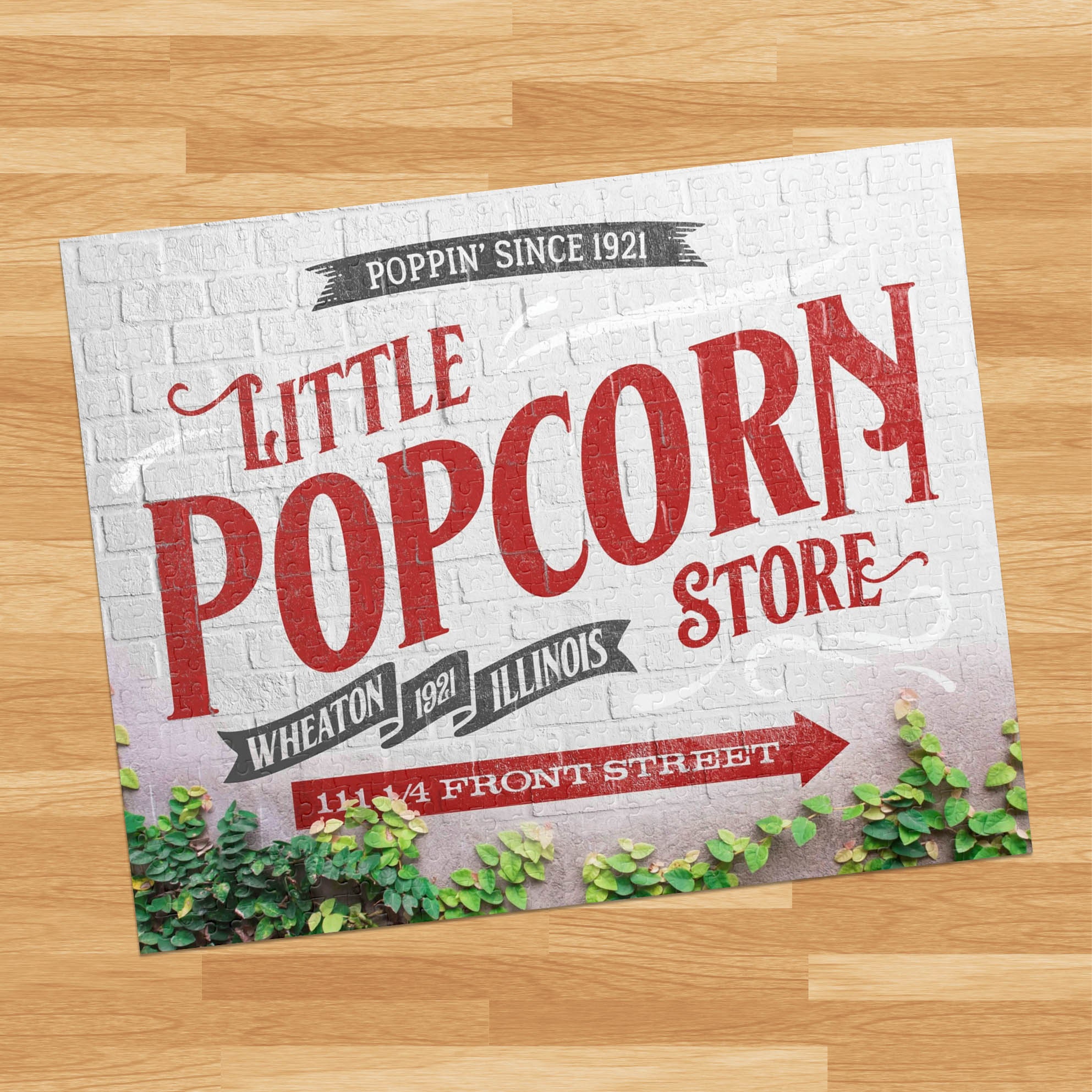 PUZZLE VINTAGE LOGO | the Little Popcorn Store - Etsy
