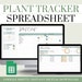 Garden Planner and Log Spreadsheet, Gardening Planner Google Sheets ...