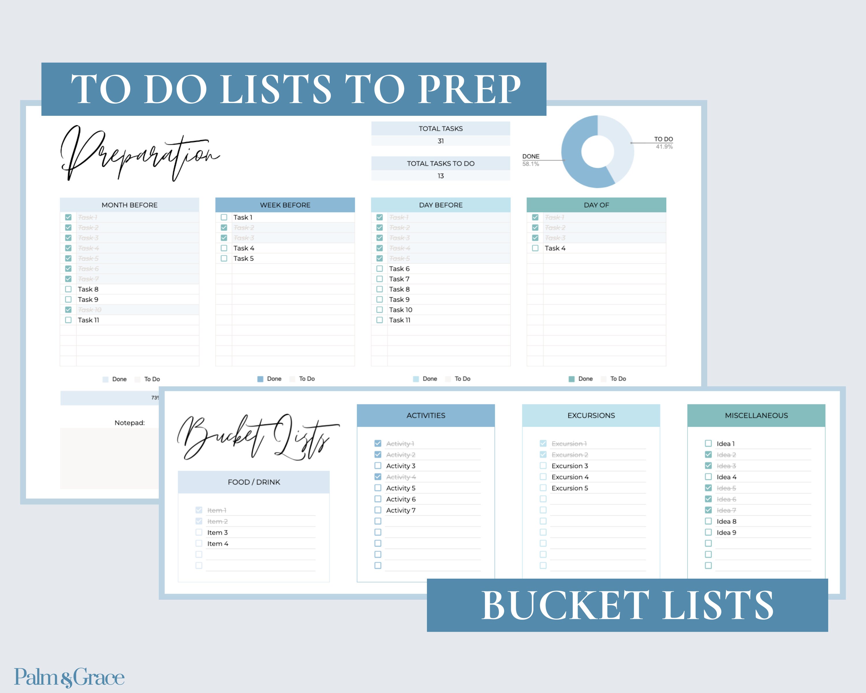 Digital Cruise Planner Spreadsheet, Cruise Packing List, Cruise ...