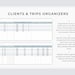 Travel Agent Planner, Travel Agent Spreadsheet Template, Digital Trip ...