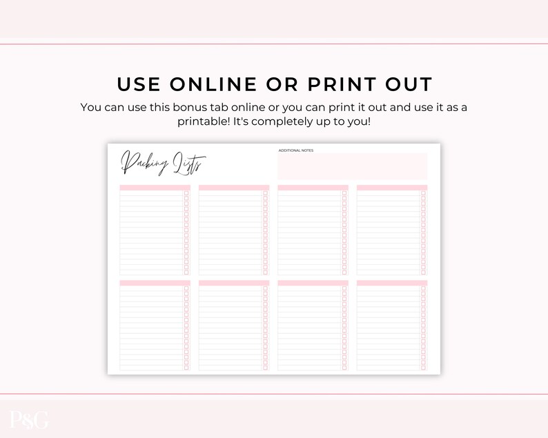 Packing List Spreadsheet Template, Editable Packing Checklist, Vacation ...