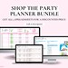 Birthday Party Planner Google Sheets, Digital Party Plan, Birthday ...