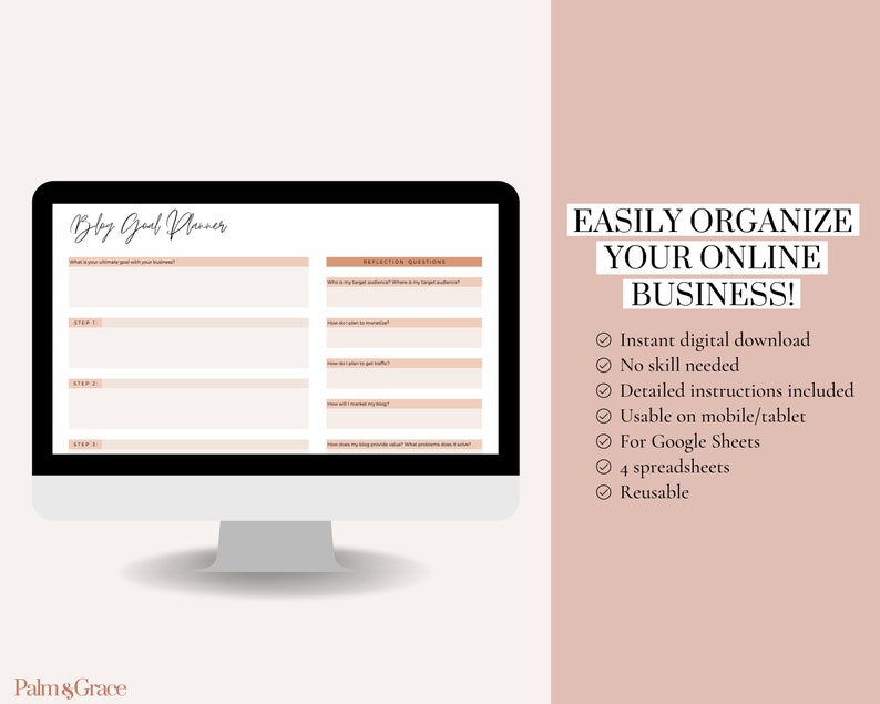Online Business Planner BUNDLE, Digital Business Planner, Business ...
