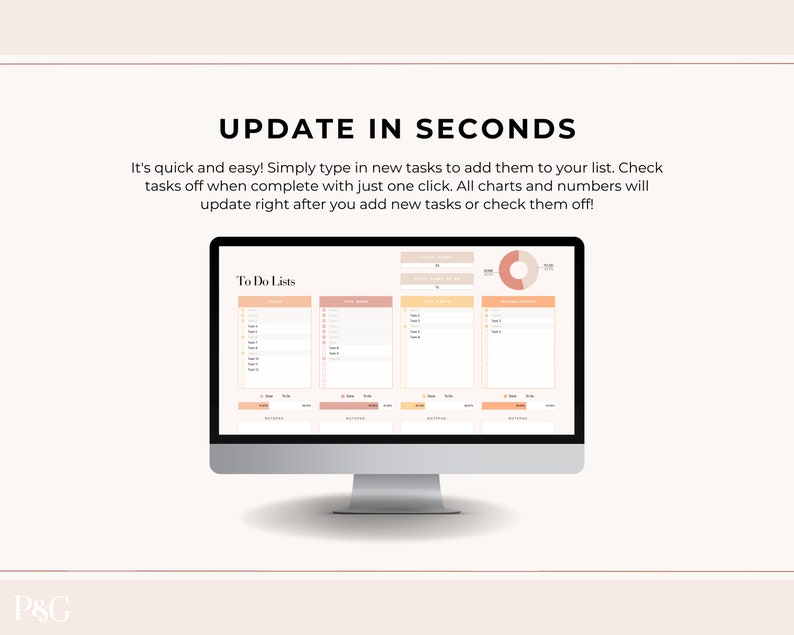 Digital to Do List Google Sheets, Editable to Do List Spreadsheet, Task ...