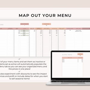 Home Bakery Business Planner Spreadsheet, Recipe Cost Calculator Google ...