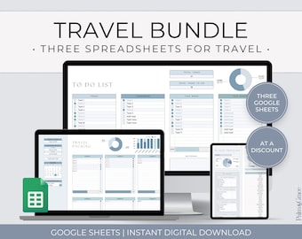 Google Sheets Ultimate Travel Planner Spreadsheet Template Instant ...