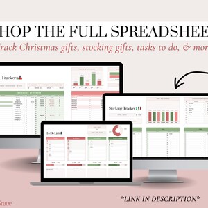 Christmas to Do List Spreadsheet, Digital Christmas Planner, Holiday ...