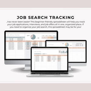 Job Application Tracker Spreadsheet, Google Sheets Job Tracker, Job ...