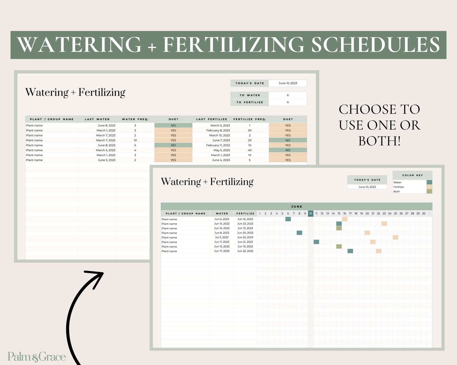 Garden Planner and Log Spreadsheet, Gardening Planner Google Sheets ...