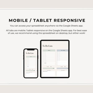 To Do List Template for Google Sheets, Digital to Do List Spreadsheet ...