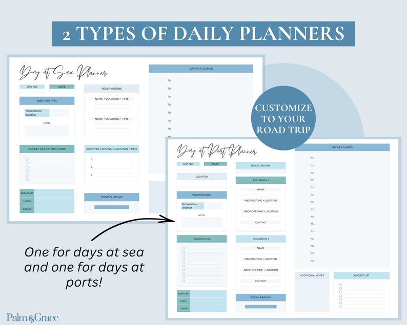 Cruise Planner Spreadsheet, Cruise Packing List, Cruise Itinerary ...