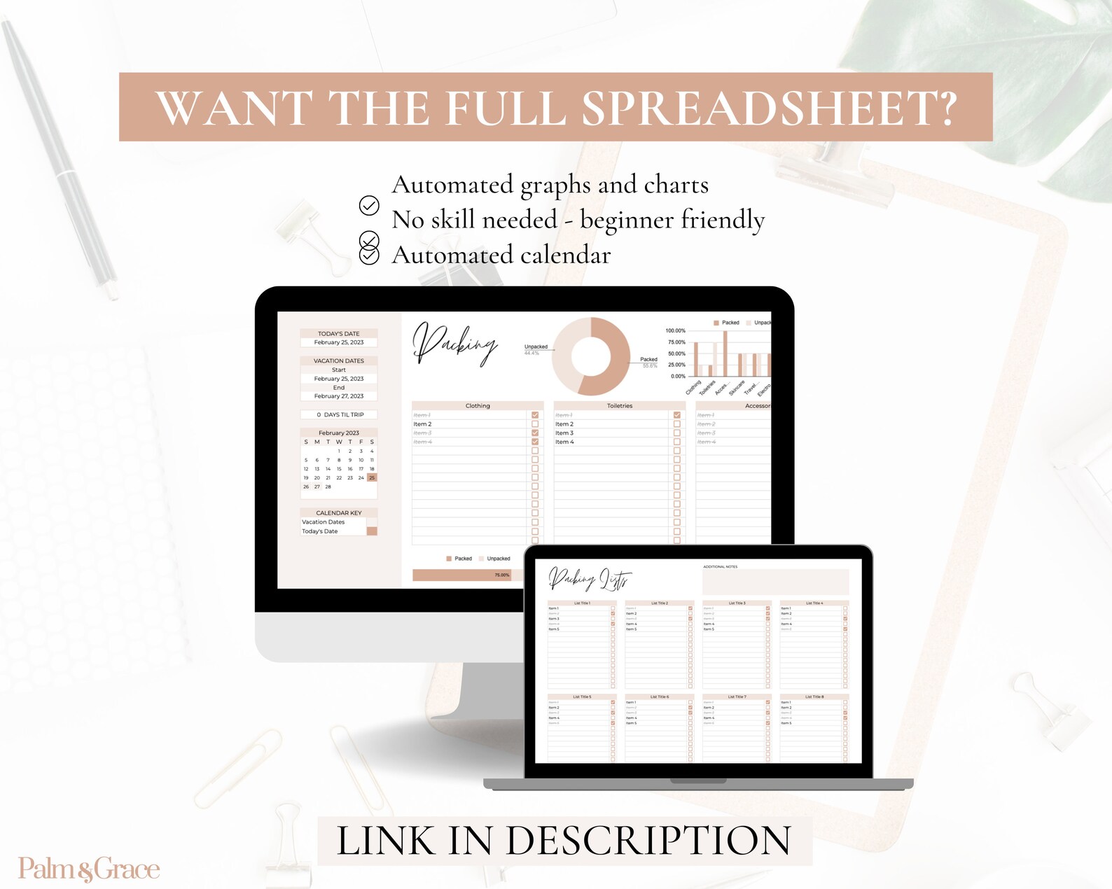 Editable Packing List PRINTABLE Spreadsheet Packing List - Etsy