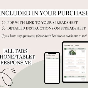 Garden Planner and Log Spreadsheet, Gardening Planner Google Sheets ...