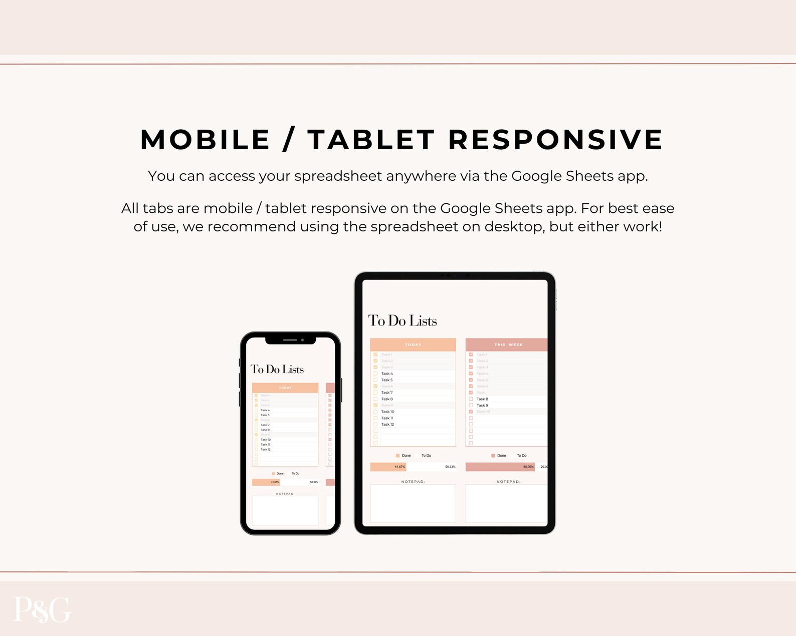 Digital to Do List Google Sheets, Editable to Do List Spreadsheet, Task ...