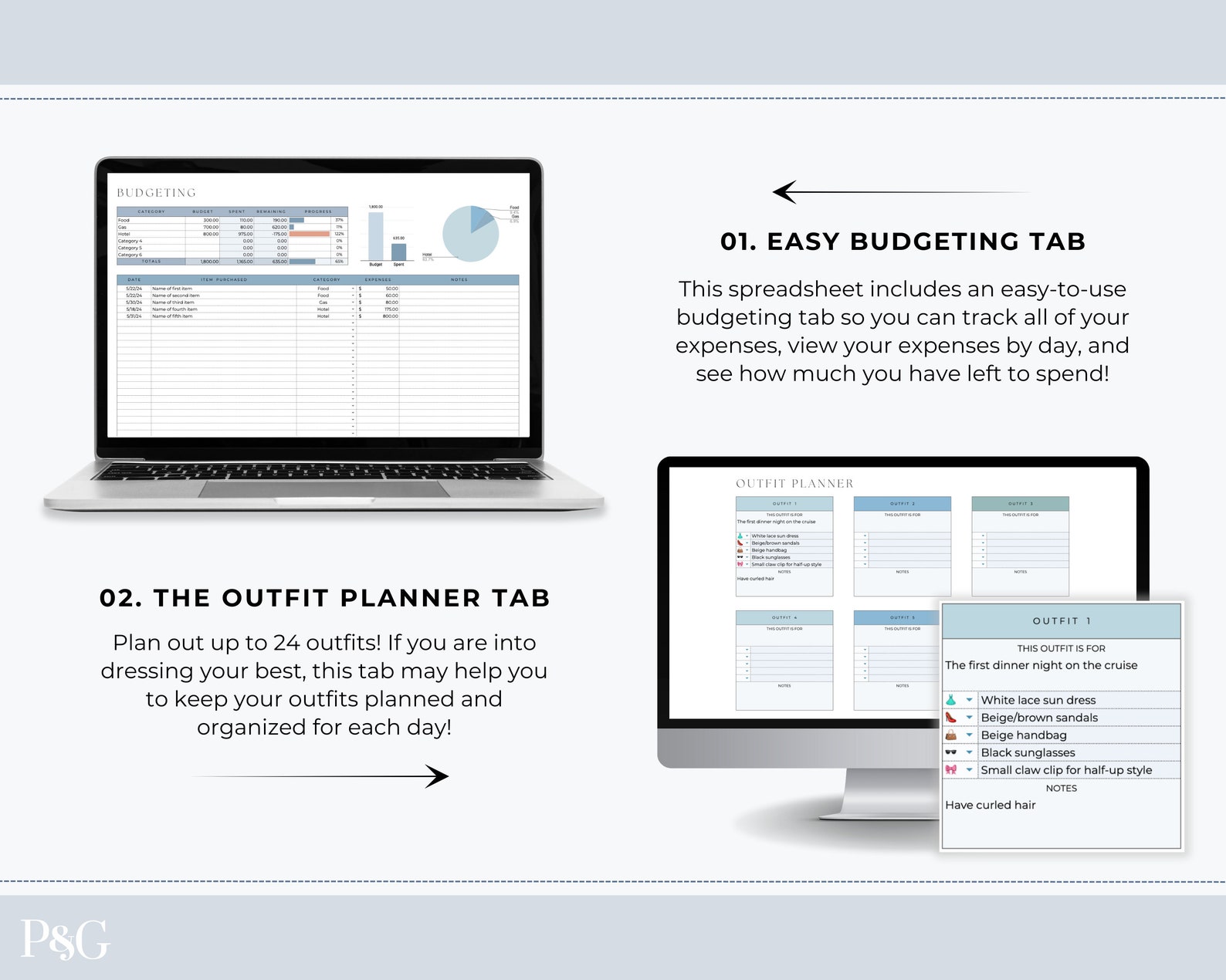 Digital Cruise Planner Spreadsheet, Cruise Packing List, Cruise ...