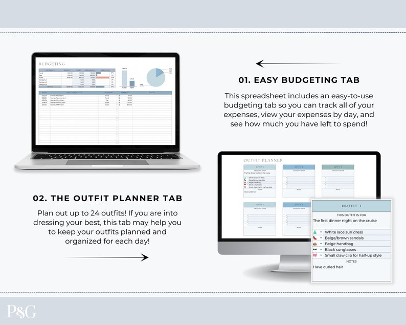 Digital Cruise Planner Spreadsheet, Cruise Packing List, Cruise ...