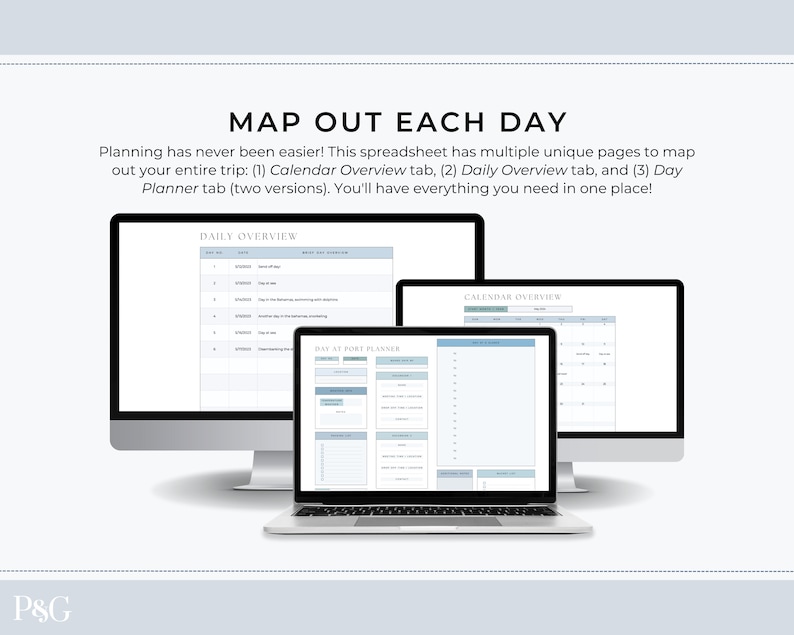 Digital Cruise Planner Spreadsheet, Cruise Packing List, Cruise ...
