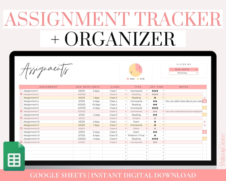 Google Sheets Assignment Tracker Spreadsheet Digital Assignment google-sheets-assignment-tracker-spreadsheet-digital-assignment
