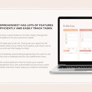 Digital to Do List Google Sheets, Editable to Do List Spreadsheet, Task ...