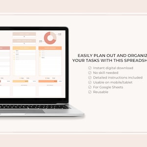 Digital to Do List Google Sheets, Editable to Do List Spreadsheet, Task ...