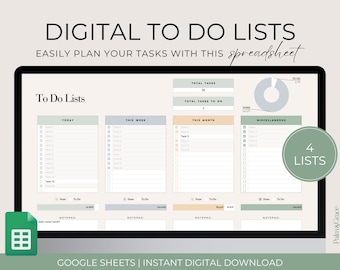 Task Tracker Spreadsheet Google Sheets to Do List Planner Spreadsheet ...