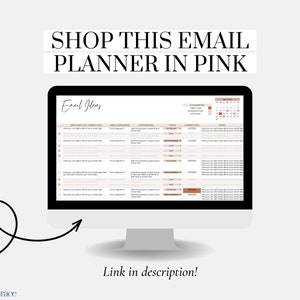 Email Marketing Planner Spreadsheet, Google Sheets Email Planner, Blog ...