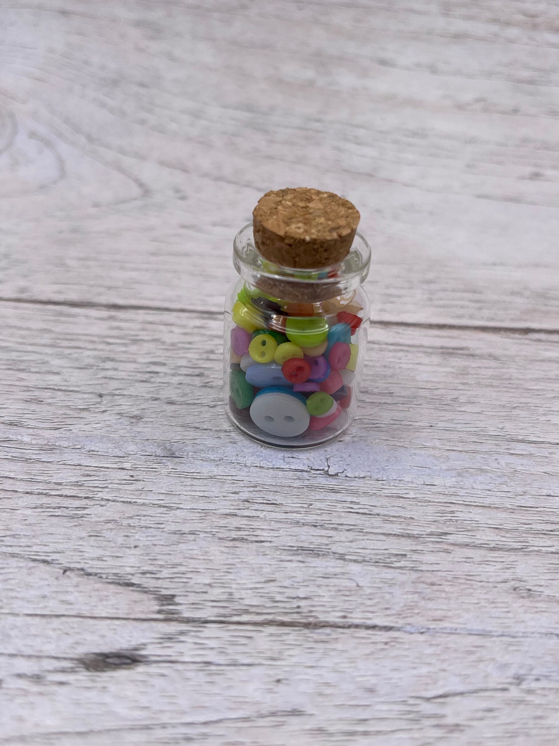 Crowcore/ Mini Jar of Buttons / Tiny Things - Etsy