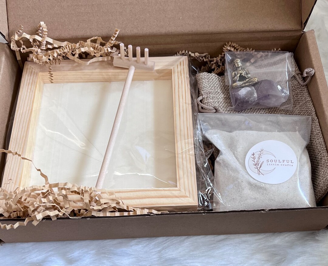 Zen Garden Real Crystals Bookshelf Decor Crystal Decor Spiritual Gift ...