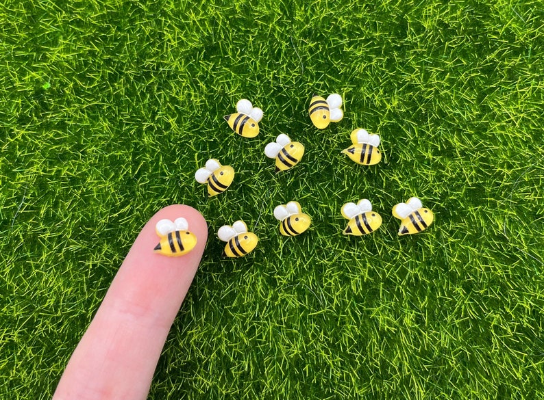 Micro Miniatures Mini Bees Tiny Things Miniature Animals - Etsy