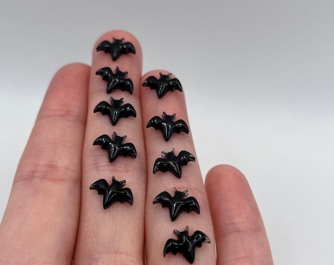 Micro Miniature Animals Miniature Bats Halloween Miniatures - Etsy