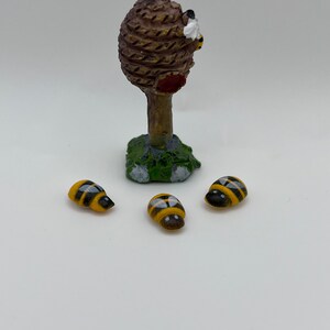 Miniature Beehive Mini Bees Fairy Garden Accessories - Etsy