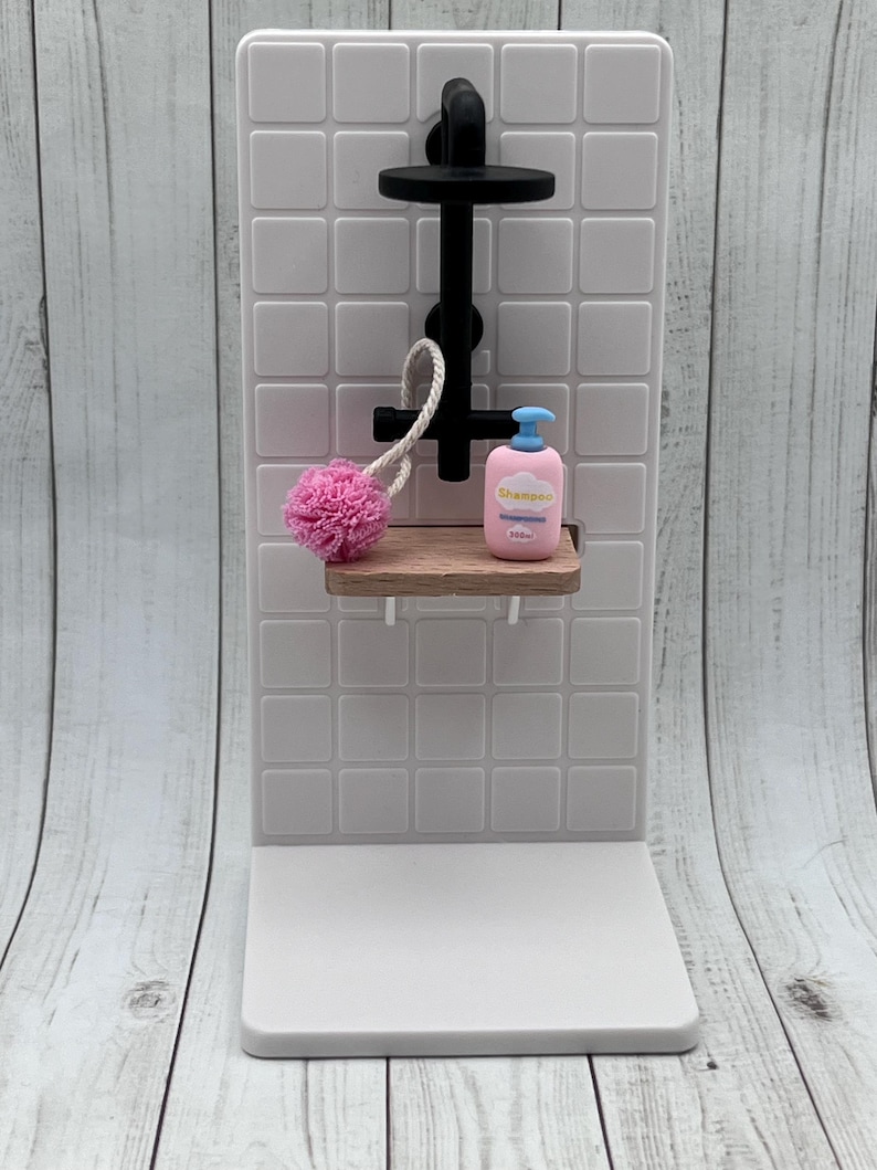 Miniature Bathroom Items / Dollhouse Bathroom Shower / Tiny Things ...