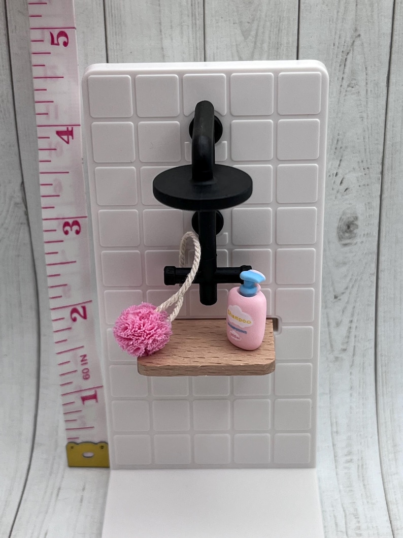 Miniature Bathroom Items / Dollhouse Bathroom Shower / Tiny Things ...