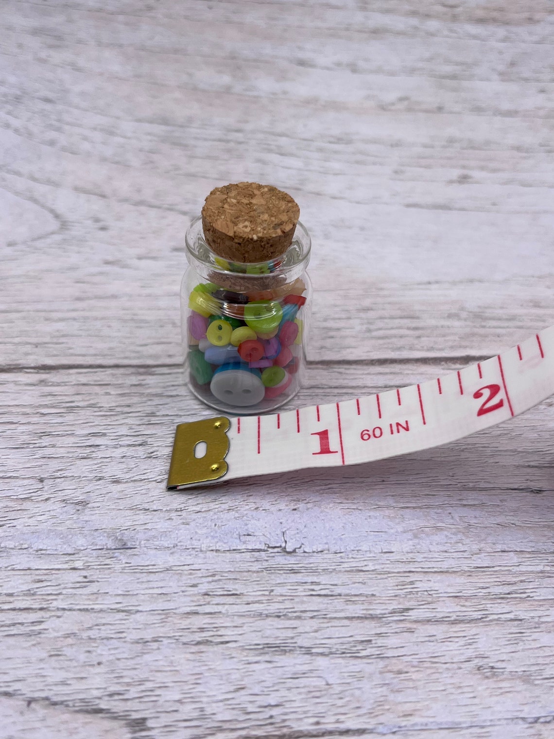 Crowcore/ Mini Jar of Buttons / Tiny Things - Etsy
