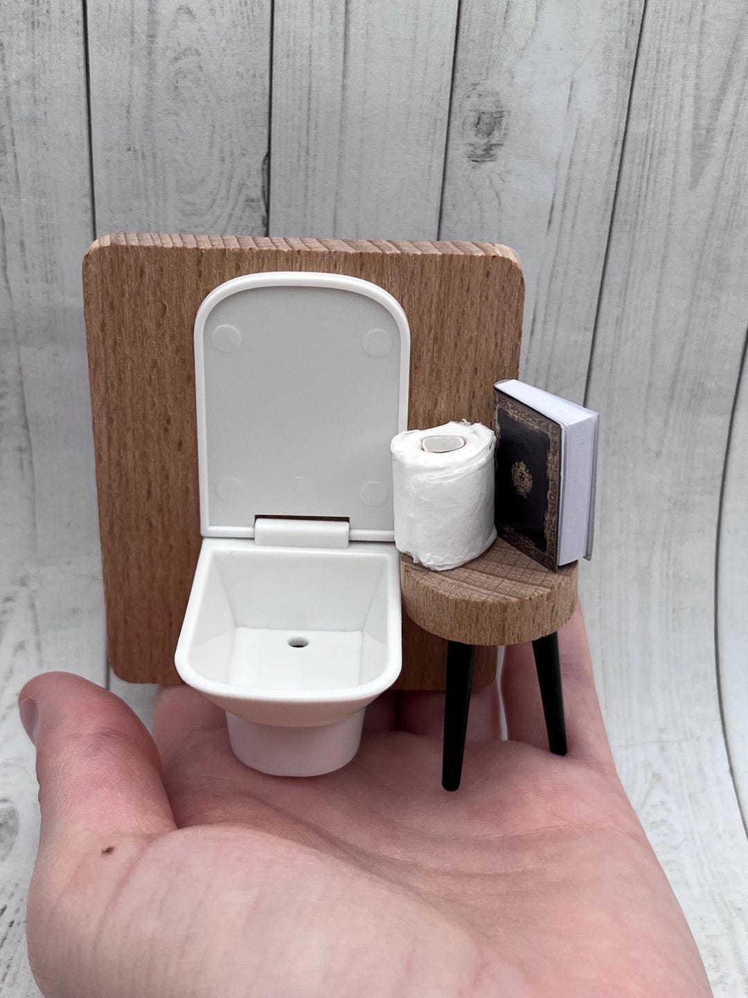 Miniature Bathroom Items / Dollhouse Toilet / Bathroom Accessories ...
