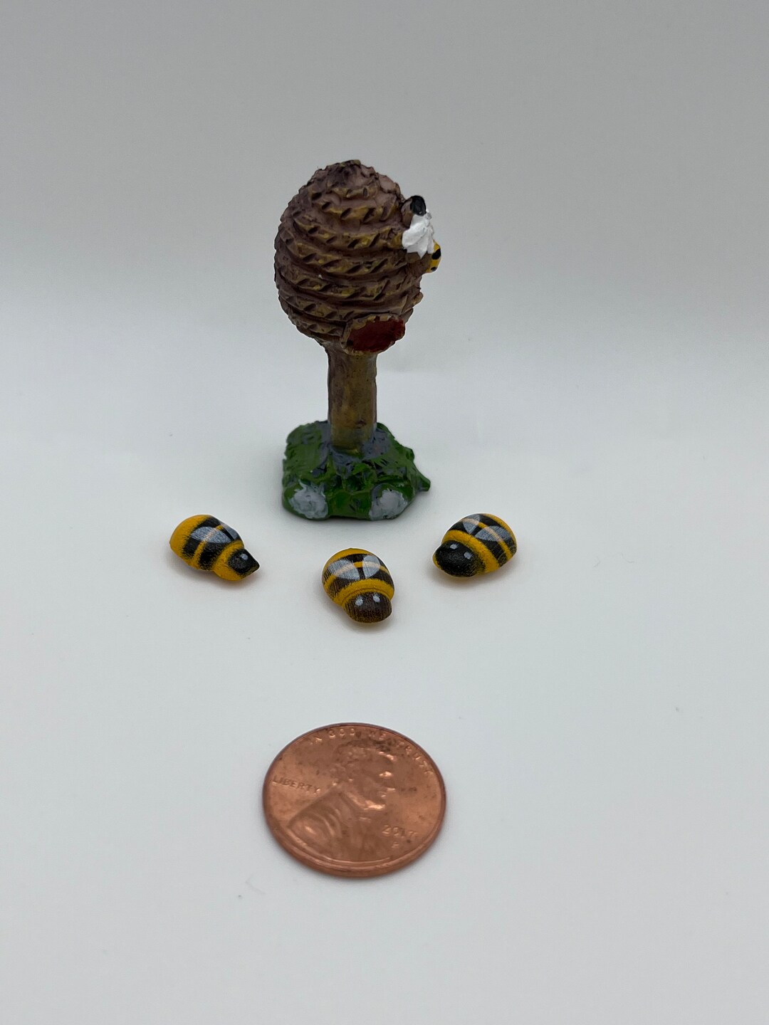 Miniature Beehive Mini Bees Fairy Garden Accessories - Etsy