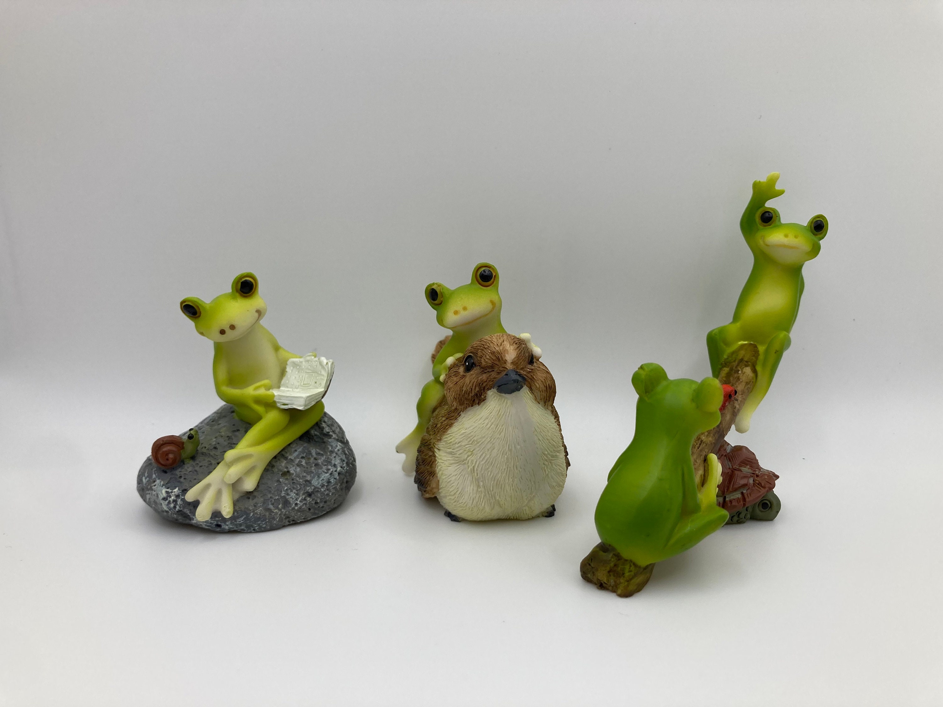 Cute Frog Figurine Adorable Toad Fairy Garden Miniatures Craft Item - Etsy