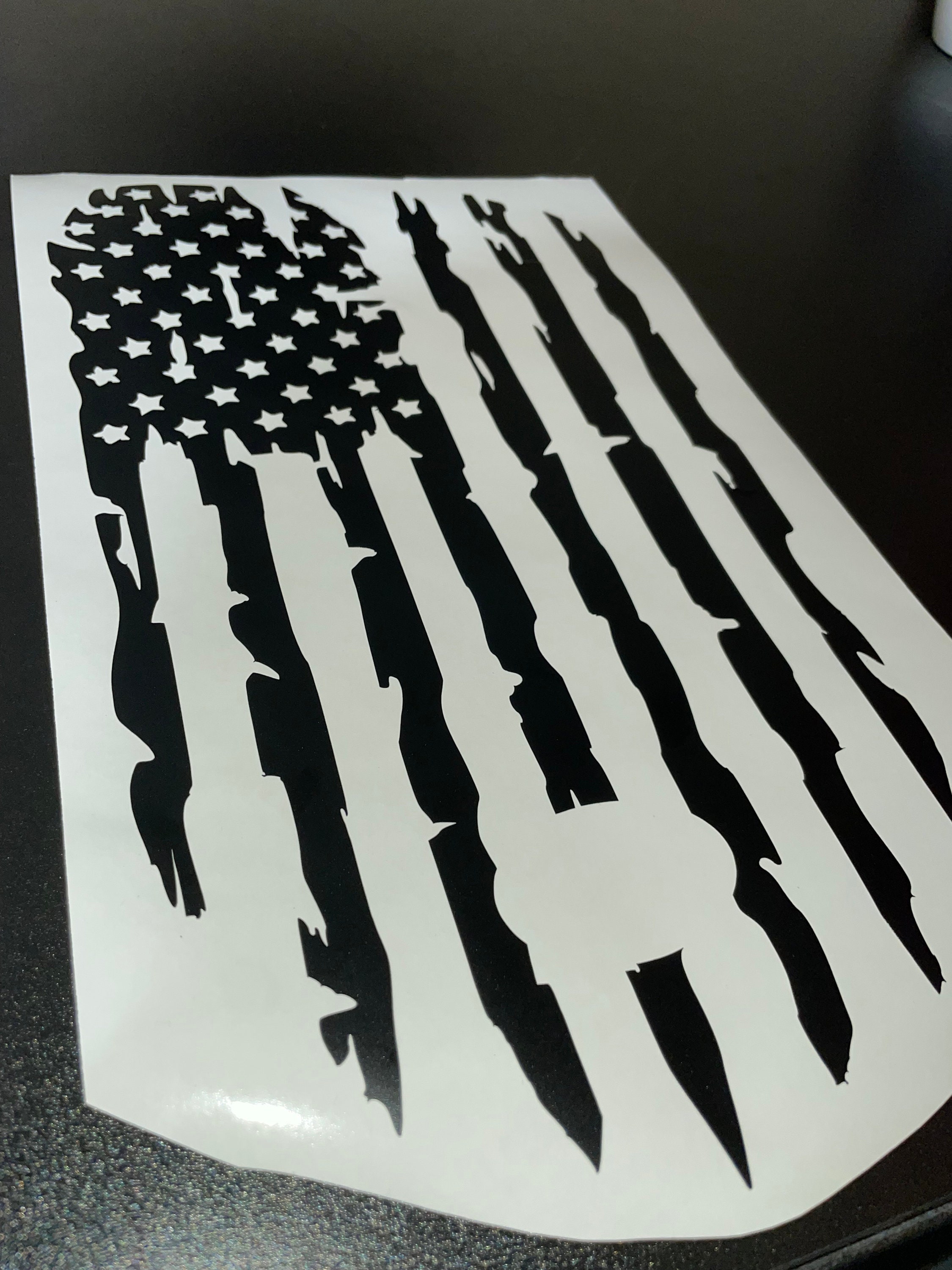 RZR Turbo XP American Flag Hood Decal - Etsy