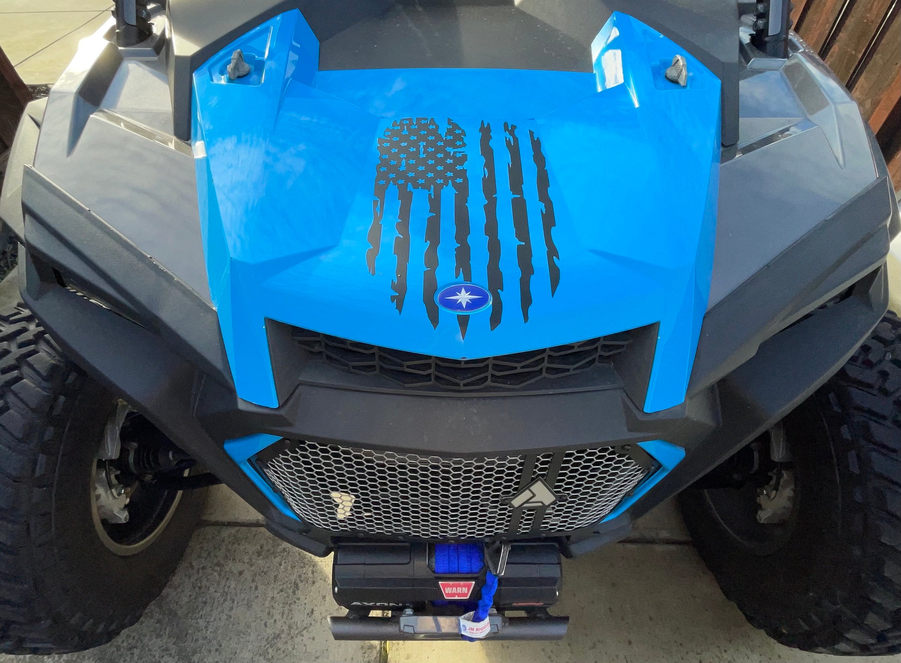 RZR Turbo XP American Flag Hood Decal - Etsy