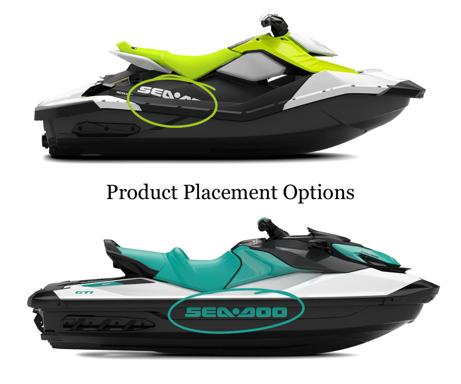 Sea Doo Jet Ski Decals set of 2 PWC Decal - Etsy