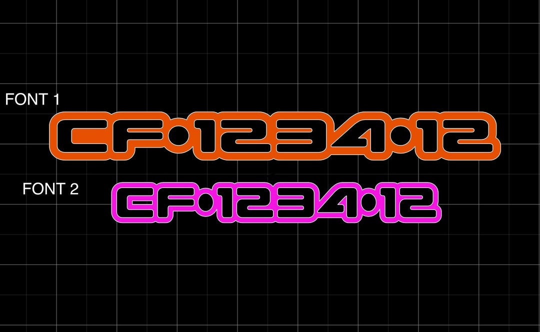 Custom Sea Doo Font Jet Ski Registration / CF Number Decal - Etsy Canada