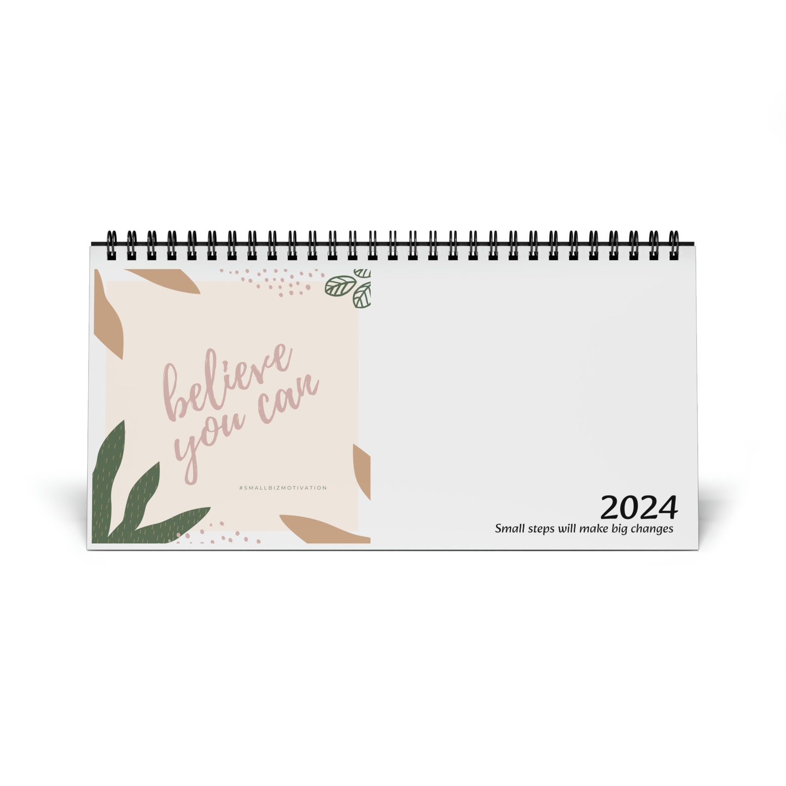 Desktop Calendar With Quotes and Sayings 2024 Grid - Etsy