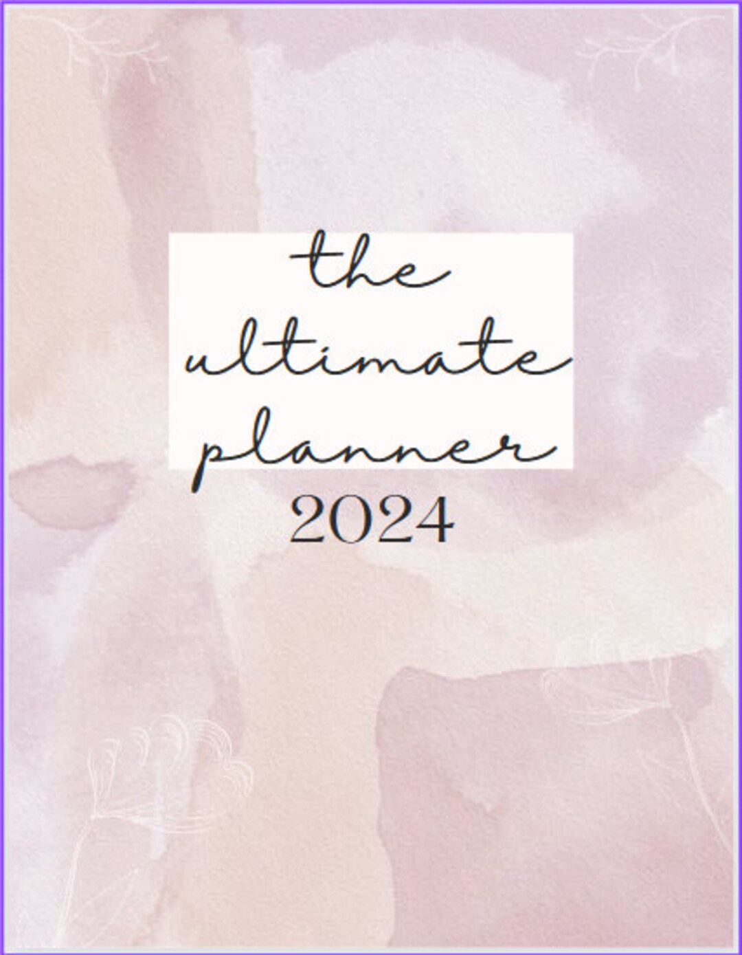 Ultimate Planner 2024 Digital File - Etsy