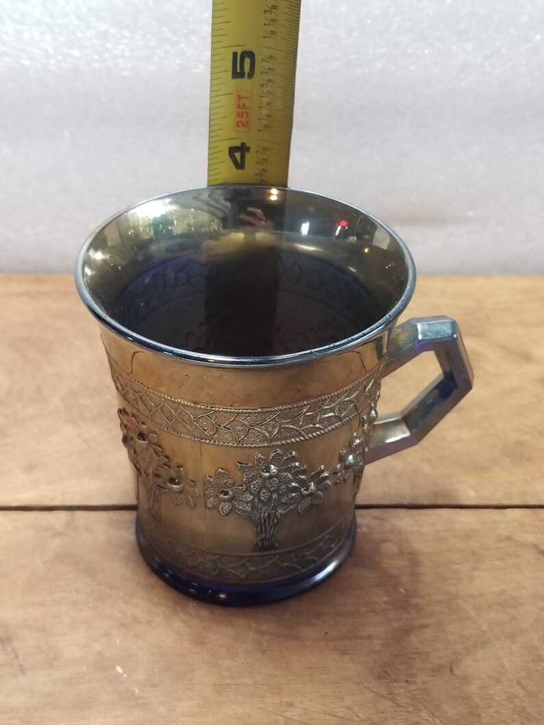 Fenton Orange Tree Scale Band Pattern Mug Blue Gift - Etsy