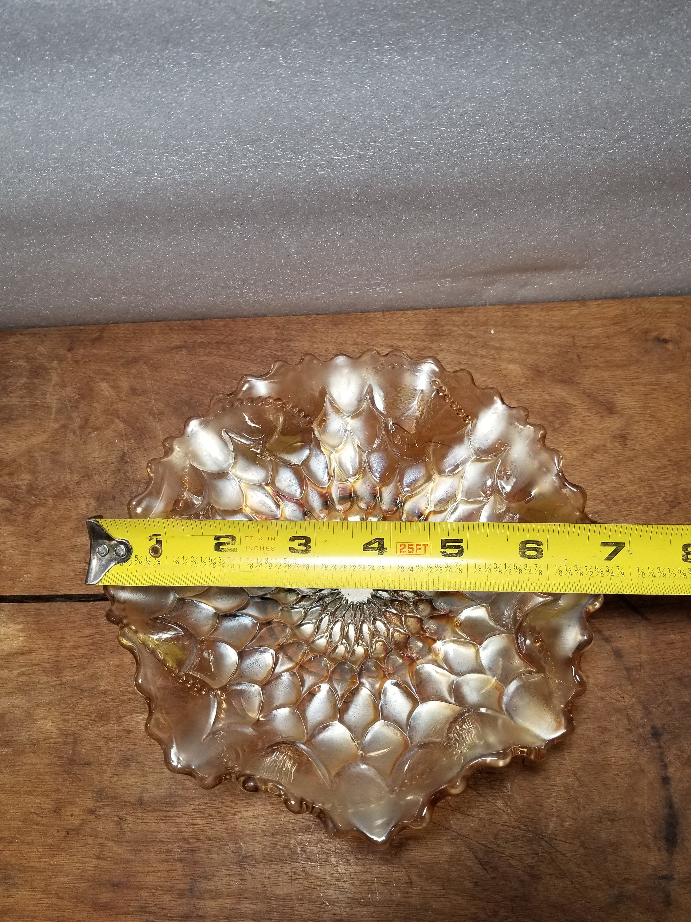 Dugan Fish Scale and Beads Marigold Ruffled Saw Tooth Edge - Etsy