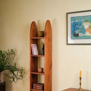 Handmade Tall Curved Bookshelf - Etsy