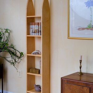 Handmade Tall Curved Bookshelf - Etsy