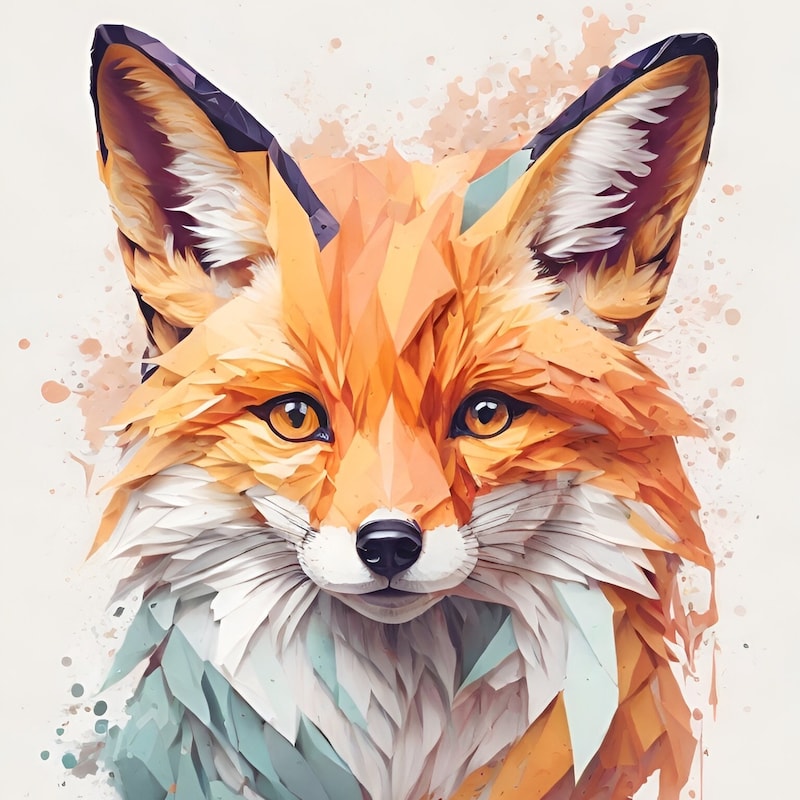 Fox Graphic - Etsy